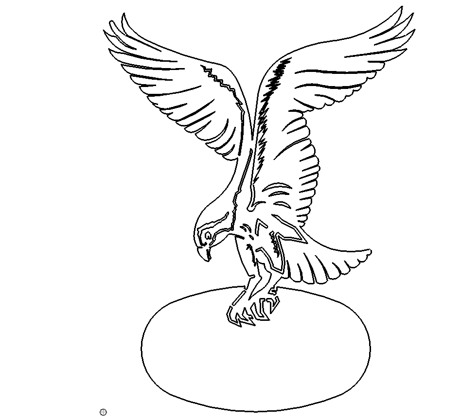 Adler - Eagle – DXF/DWG Datei kostenlos herunterladen | DXF Downloads