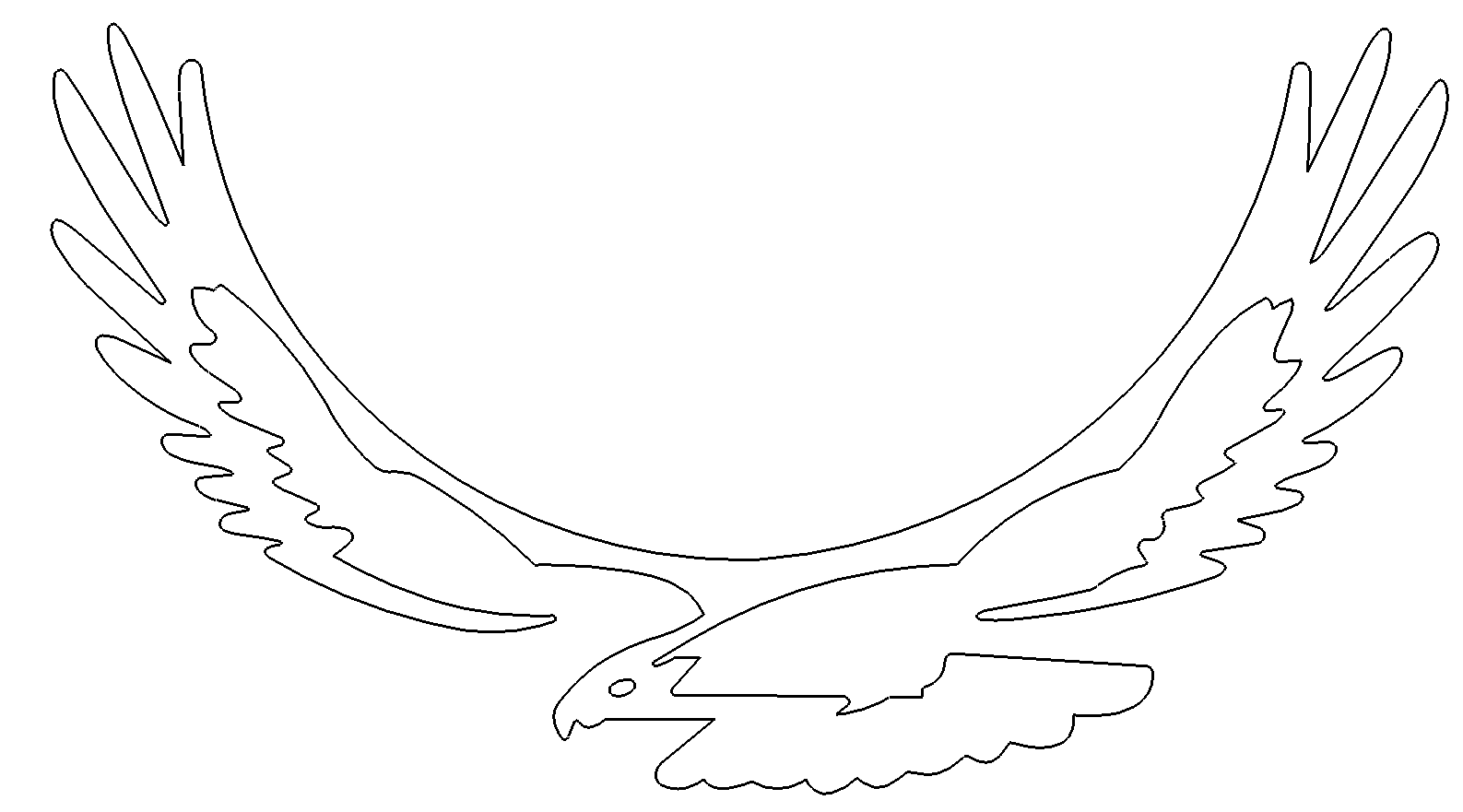 Adler - Eagle – DXF/DWG Datei kostenlos herunterladen | DXF Downloads