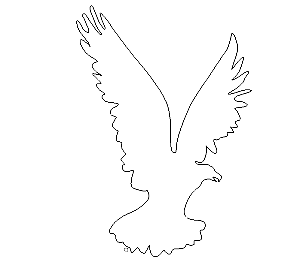Adler - Eagle – DXF/DWG Datei kostenlos herunterladen | DXF Downloads
