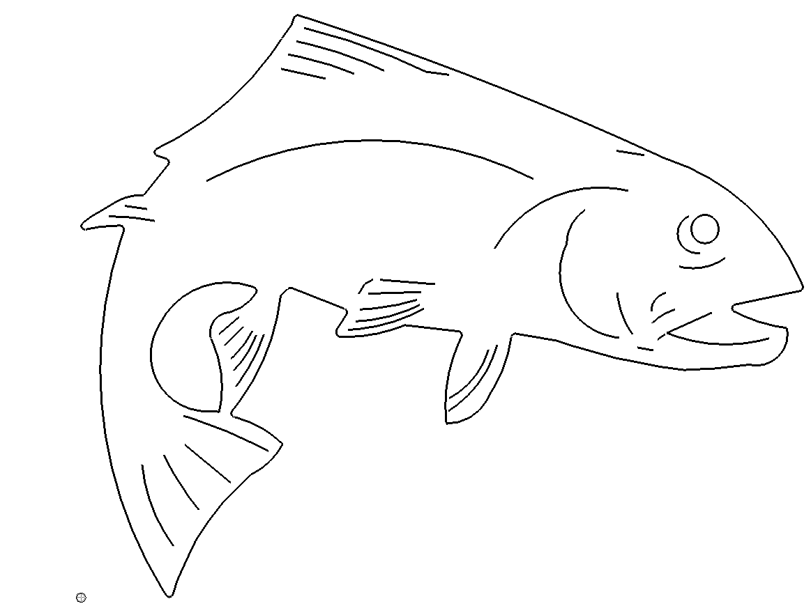 Fisch - Fish – DXF/DWG Datei kostenlos herunterladen | DXF Downloads