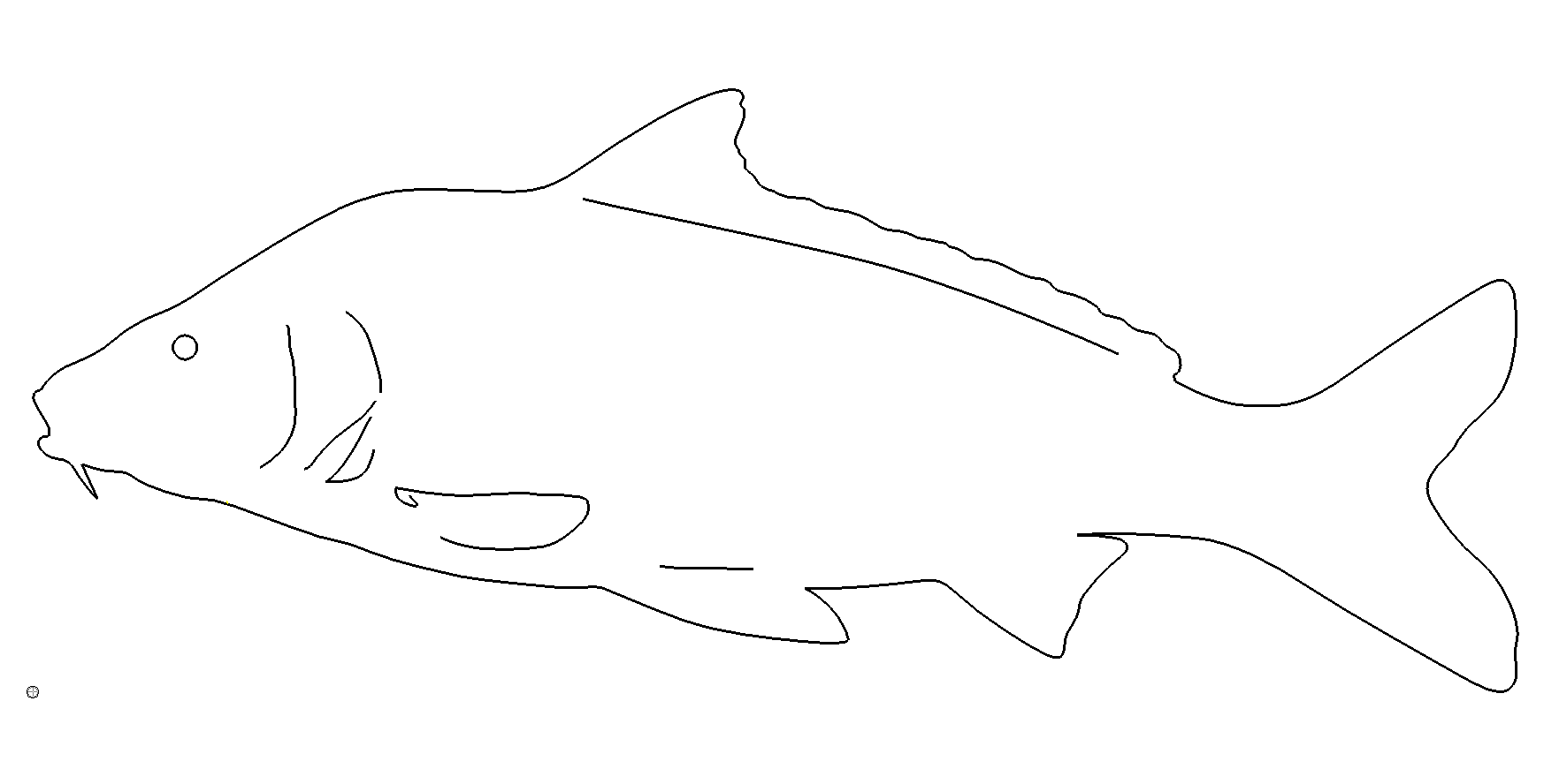 Fisch - Fish – DXF/DWG Datei kostenlos herunterladen | DXF Downloads