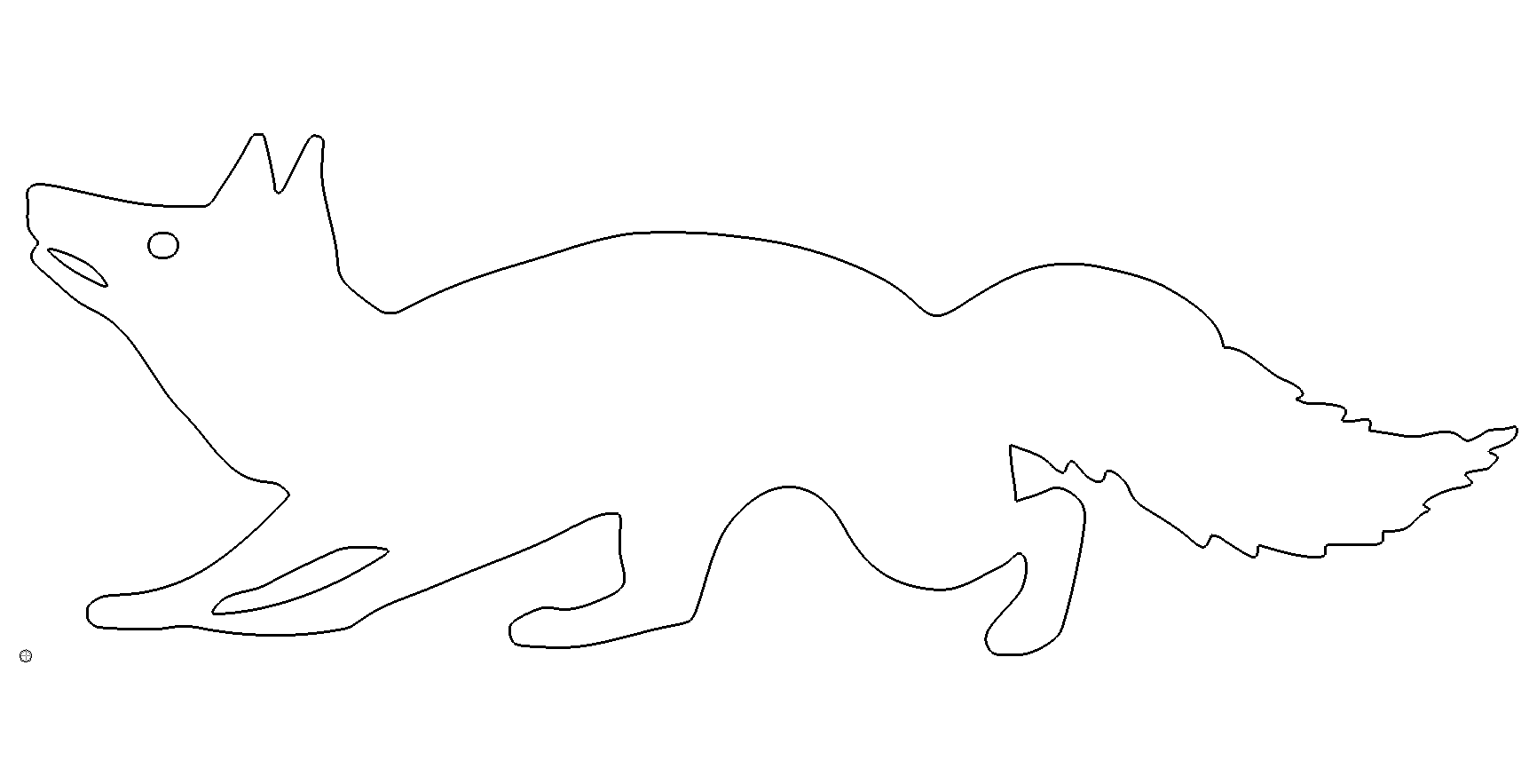 Fuchs - Fox dxf dwg Vorlagen Downloads kostenlos