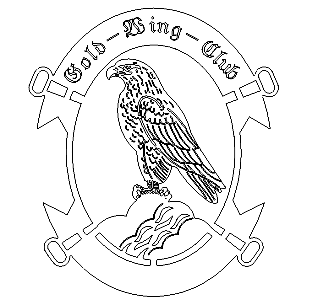 Gold Wing Club – DXF/DWG Datei kostenlos herunterladen | DXF Downloads