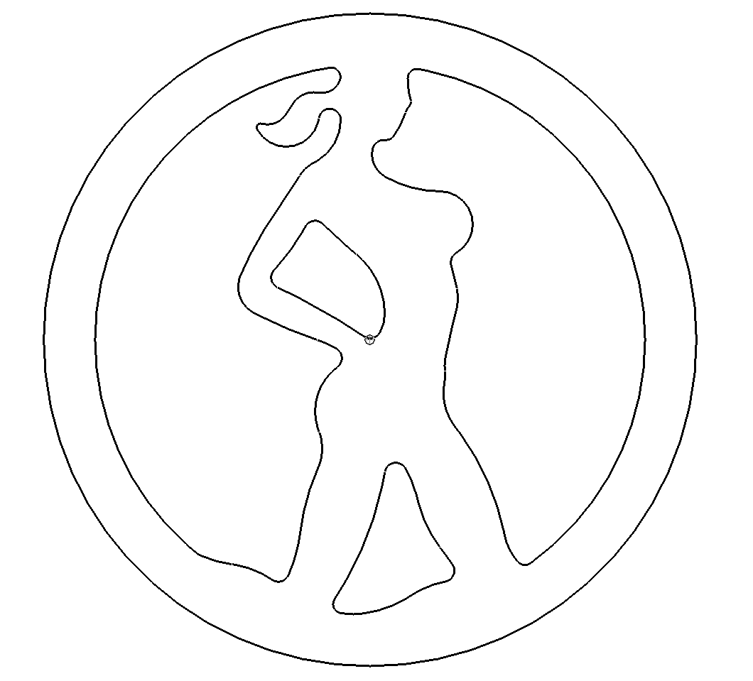 Frau Emblem Logo - Woman Emblem Logo – DXF/DWG Datei kostenlos ...