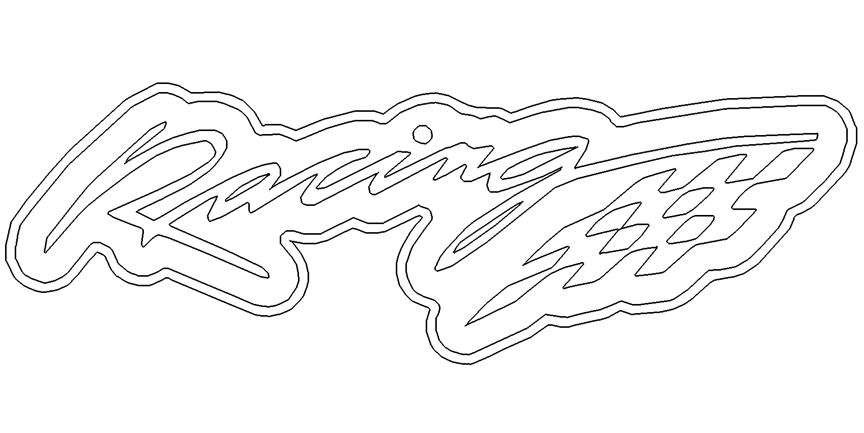 Rennflagge - Racing Flag dxf dwg Vorlagen Downloads kostenlos