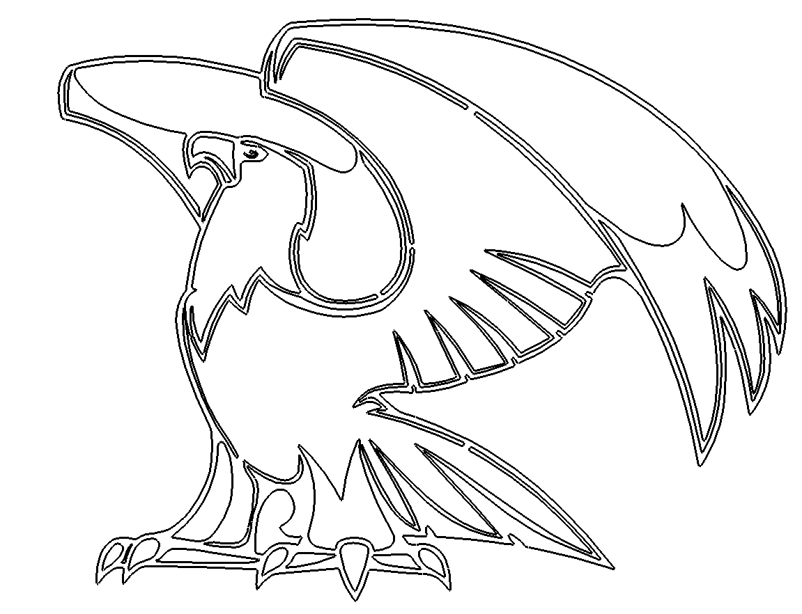 Adler - Eagle – DXF/DWG Datei kostenlos herunterladen | DXF Downloads