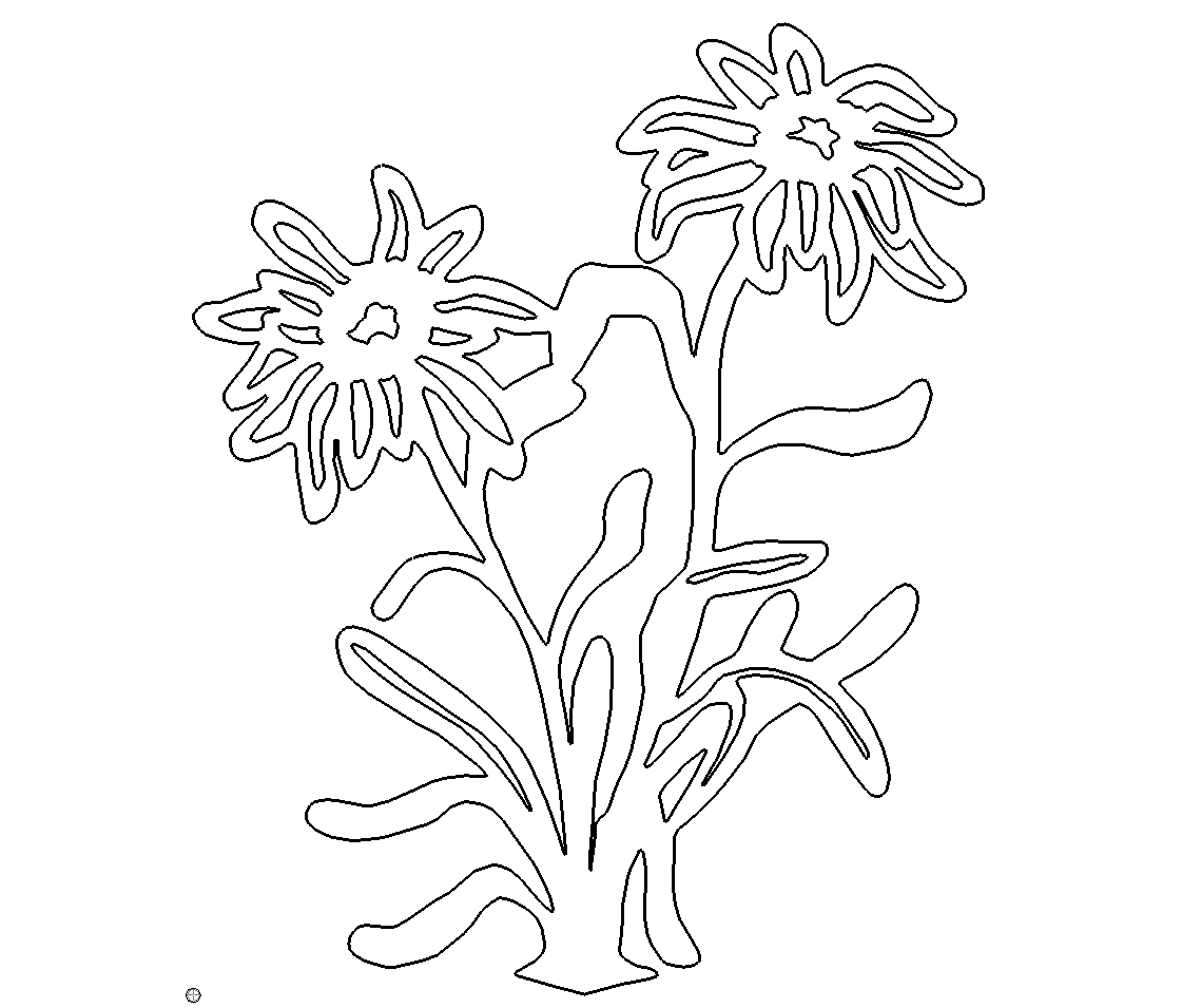 Blumen - Flower DXF/DWG Datei kostenlos | DXF-Downloads
