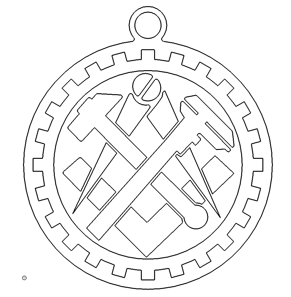 Mechaniker Zunftzeichen - Mechanic Guild signs – DXF/DWG Datei ...