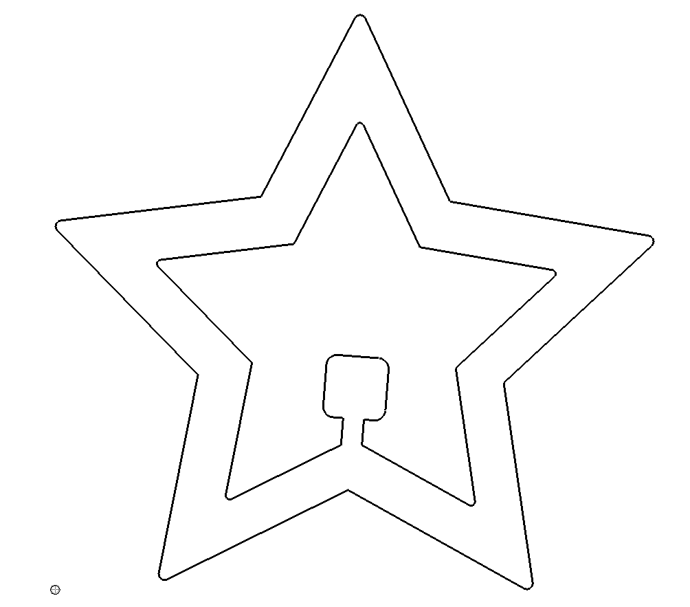 Stern - Star – DXF/DWG Datei kostenlos herunterladen | DXF Downloads