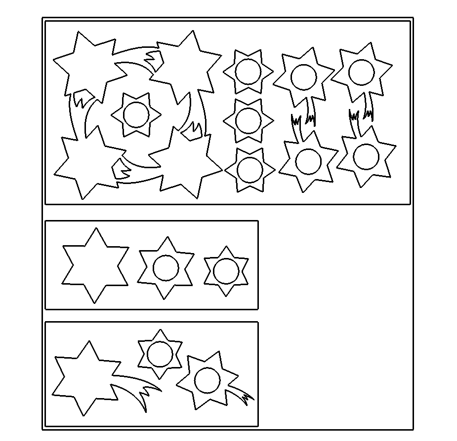 Sterne - Stars – DXF/DWG Datei kostenlos herunterladen | DXF Downloads