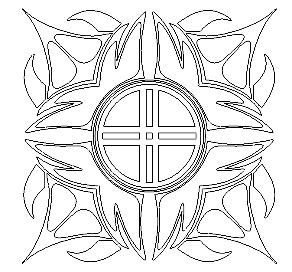 Tattoo Tribal – DXF/DWG Datei kostenlos herunterladen | DXF Downloads