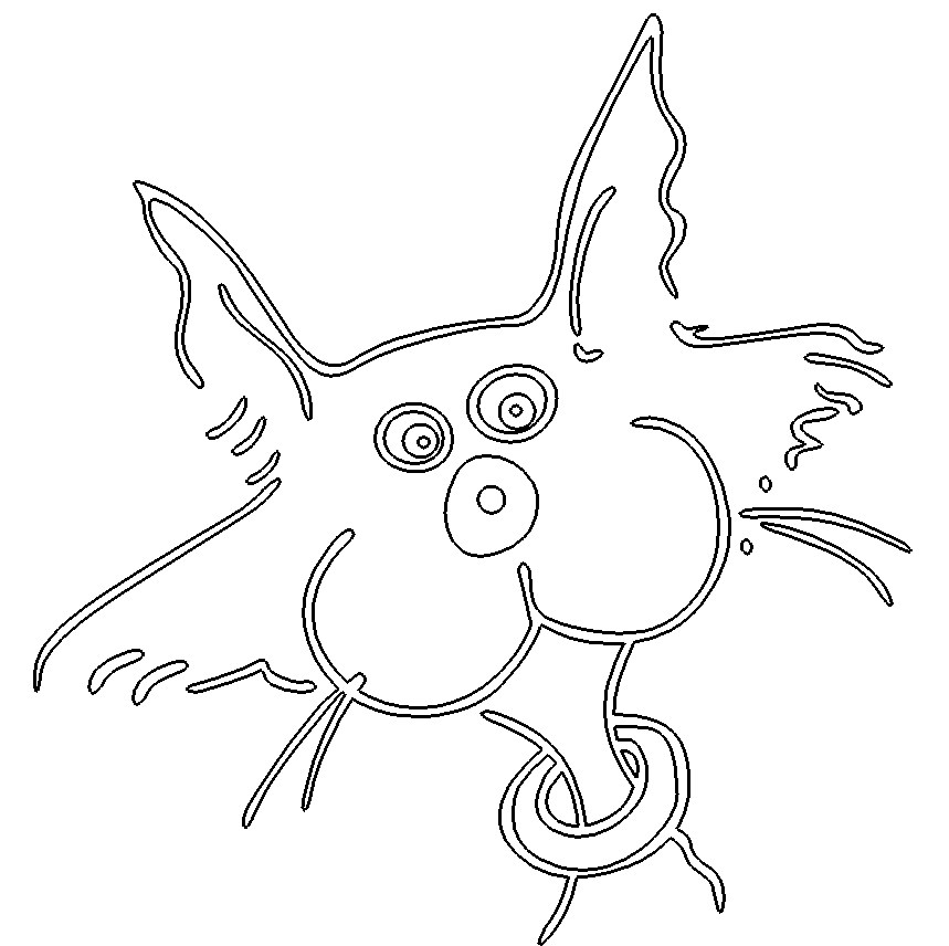 Katze Comic Style - Cat – DXF/DWG Datei kostenlos herunterladen | DXF ...