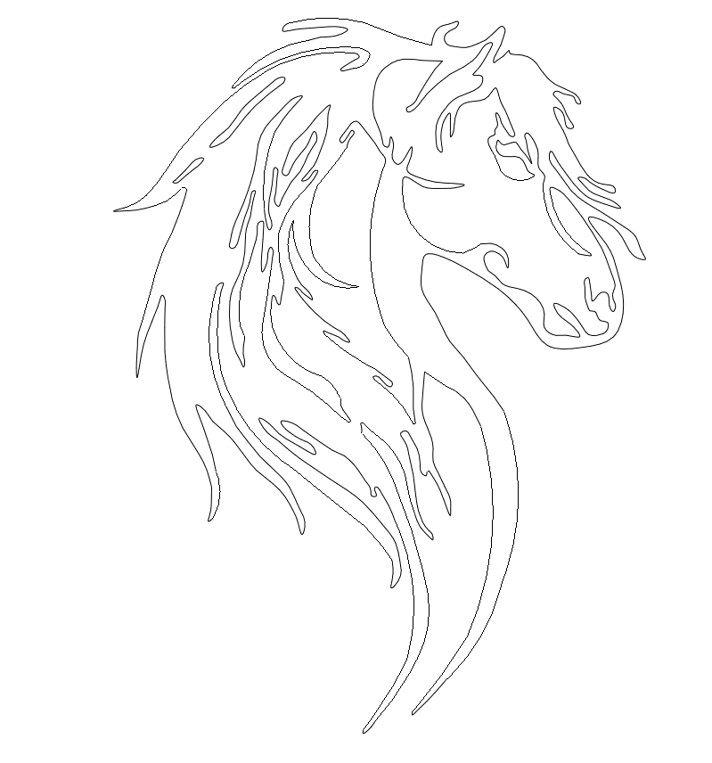 Animals - Horses - Free DXF & DWG Files for CNC, Laser & Plasma | DXF ...