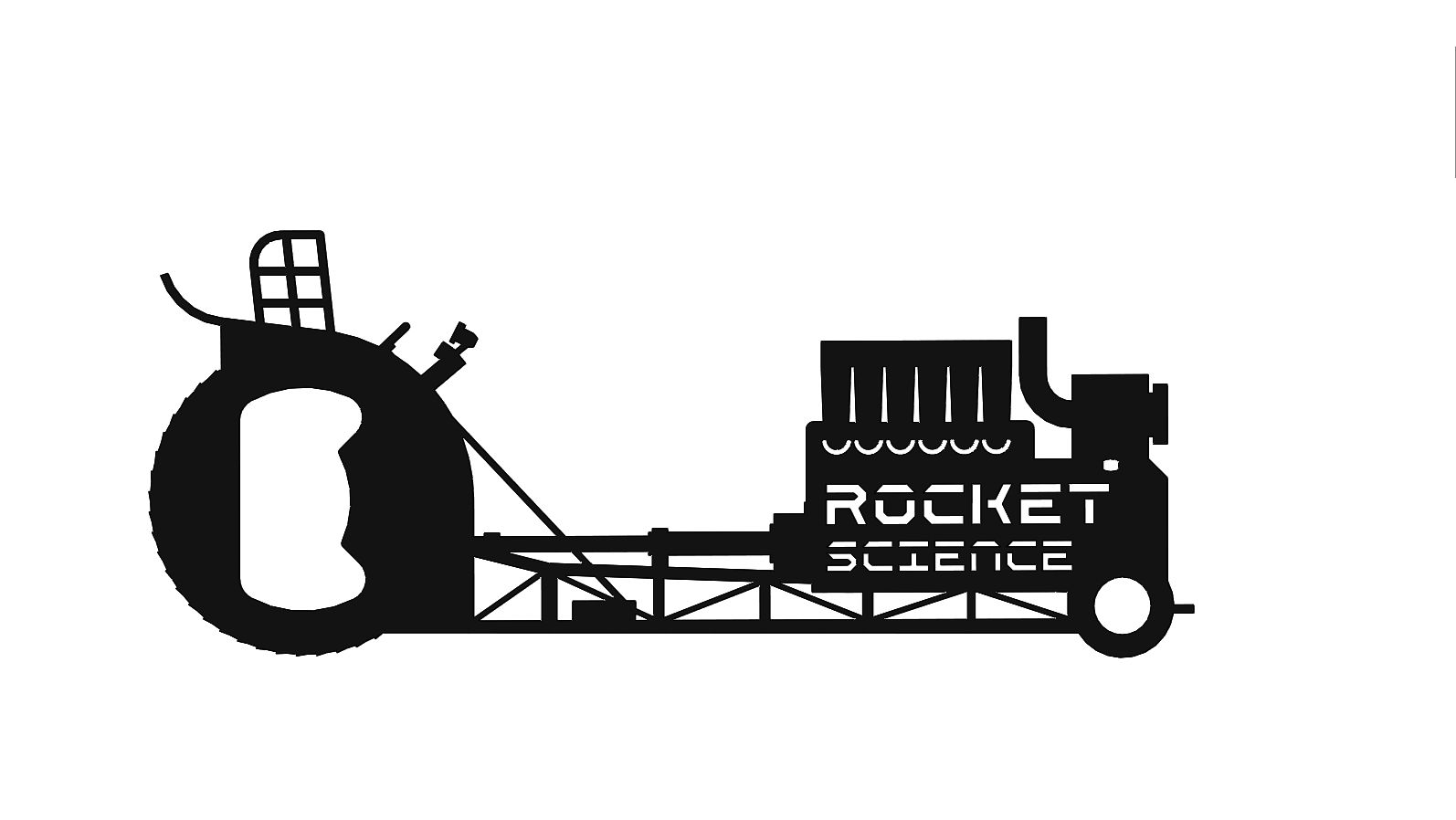 Flaschenöffner Rocket Science – DXF/DWG Datei kostenlos herunterladen ...